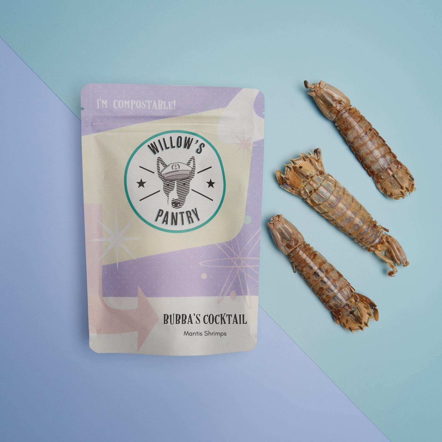 Bubba's Cocktail - Dehydrated Mantis Shrimps 50g – Willow's Pantry